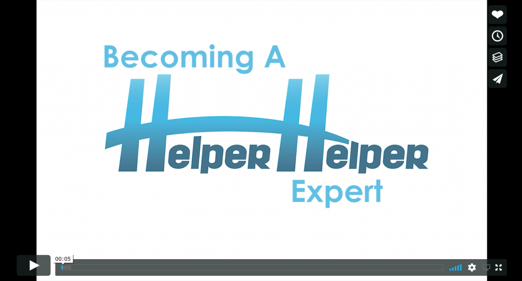 Becoming a Helper Helper Expert - Helper Helper